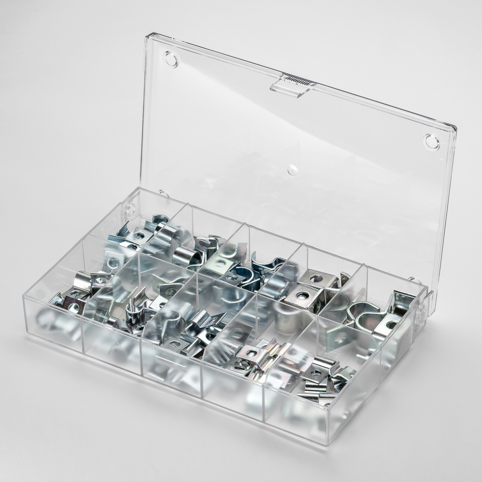 Sortimentskasten Kabelschellen DIN 72571 Stahl verzinkt metall - 90 ...