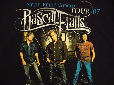 Rascal Flatts Still Feels Good Country Music Concert Tour 2007 Black T ...