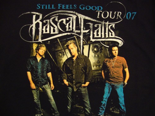 Rascal Flatts Still Feels Good Country Music Concert Tour 2007 Black T ...