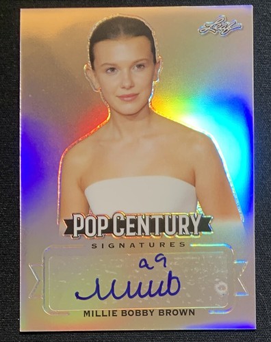 Millie Bobby Brown 2019 Pop Century Stranger Things Eleven Rookie Auto ...