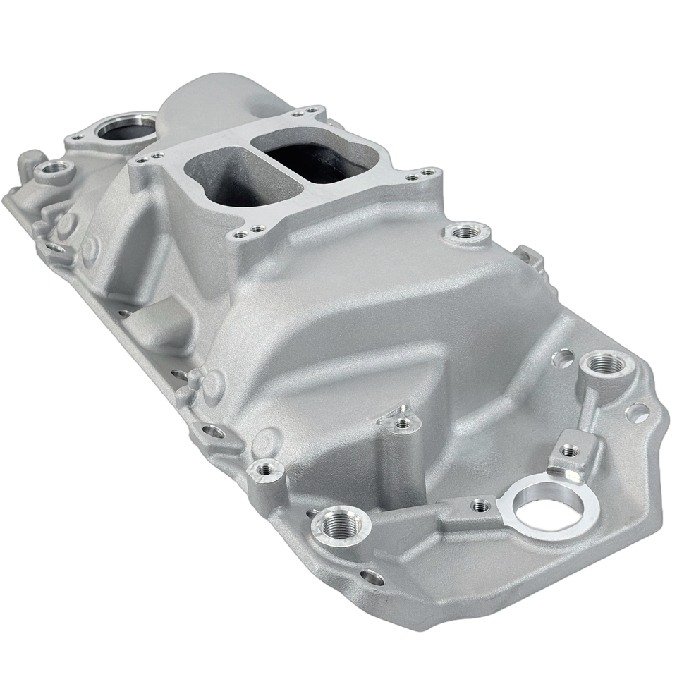 BBC Intake Manifold Low Rise Dual Oval Port For Big Block Chevy 396 402 ...
