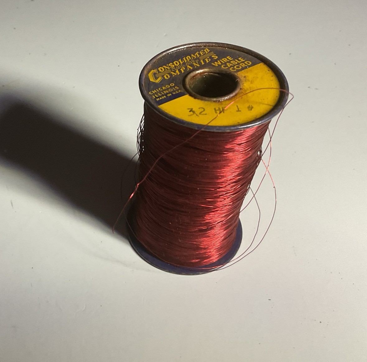 Spool of Vintage Magnet Wire Consolidated Companies 32 HP As Shown | eBay
