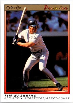 Tim Naehring 1991 O-Pee-Chee Premier #88 Boston Red Sox | eBay