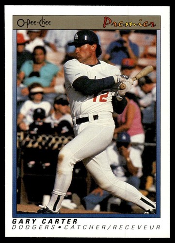 1991 O-Pee-Chee Premier Gary Carter Los Angeles Dodgers #19 | eBay