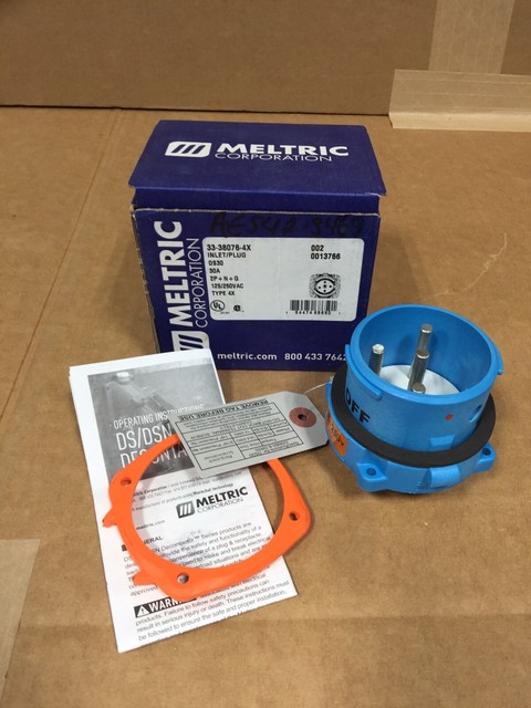 Meltric 33-38076-4X Inlet / Plug - DS30 for sale online | eBay