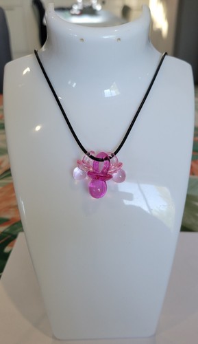 collier totoche des années 90 rose foncé rose clair ! NEUF ! | eBay