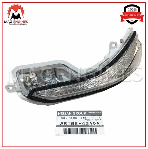 26165-4GA0A GENUINE OEM DRIVER DOOR MIRROR TURN SIGNAL LH Q50 Q60 Q70 ...