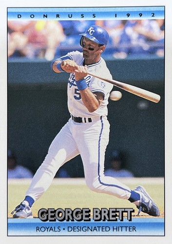 1992 Donruss George Brett HOF Kansas City Royals #143 NMMT | eBay