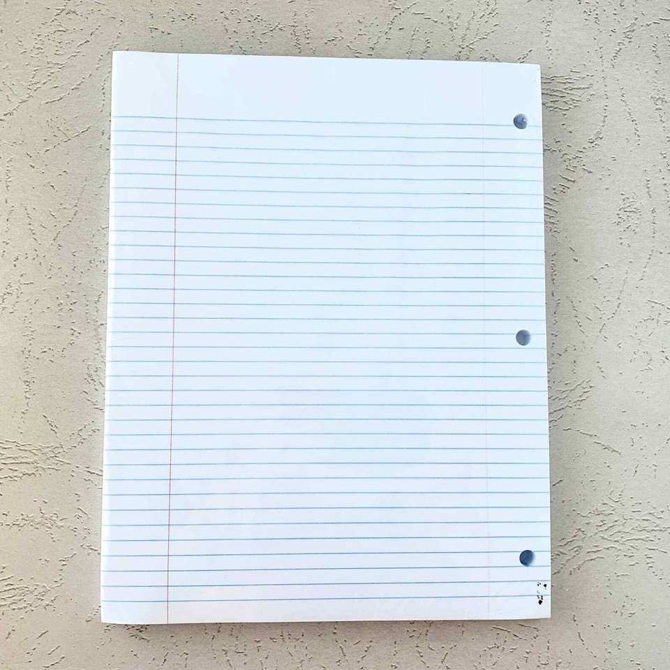 Office Depot College Ruled Lined Filler Paper - 150 Sheets | eBay UK