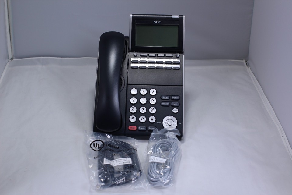 NEC DT300 DTL-12D-1 12 Button Display Phone Black | eBay