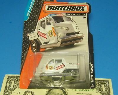 MATCHBOX ON A MISSION ADVENTURE CITY Meter Made Police Parking Ticket ...