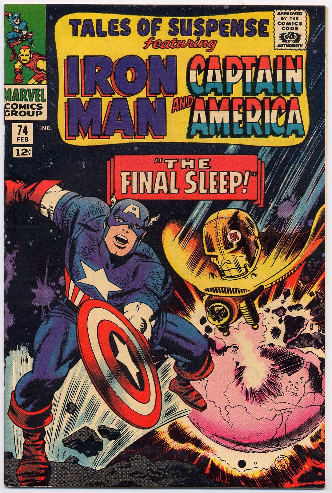 Tales of Suspense 74 NM- 1966 Marvel Sleepers & Freak Jack Kirby | eBay