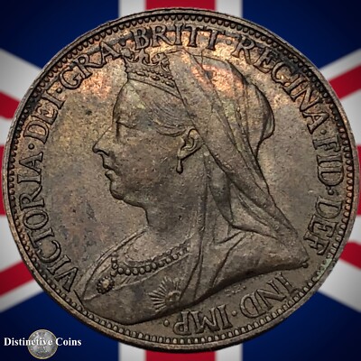 Great Britain 1895 Farthing 1/4d GB4405 | eBay