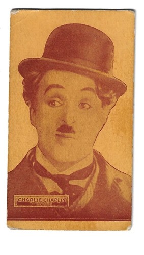 VINTAGE PRE WAR STRIP CARD MOVIE STAR CHARLIE CHAPLIN G-VG HAND CUT | eBay