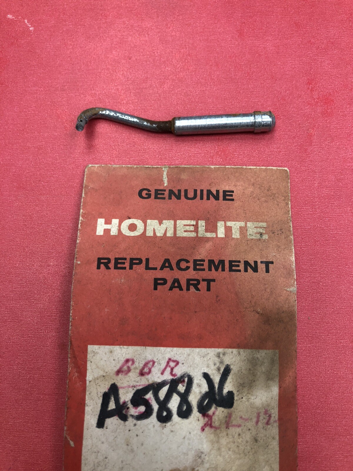 HOMELITE A-58826 Choke Rod, Grommet, Button Super XL-AO XL-12 SXL-12 ...