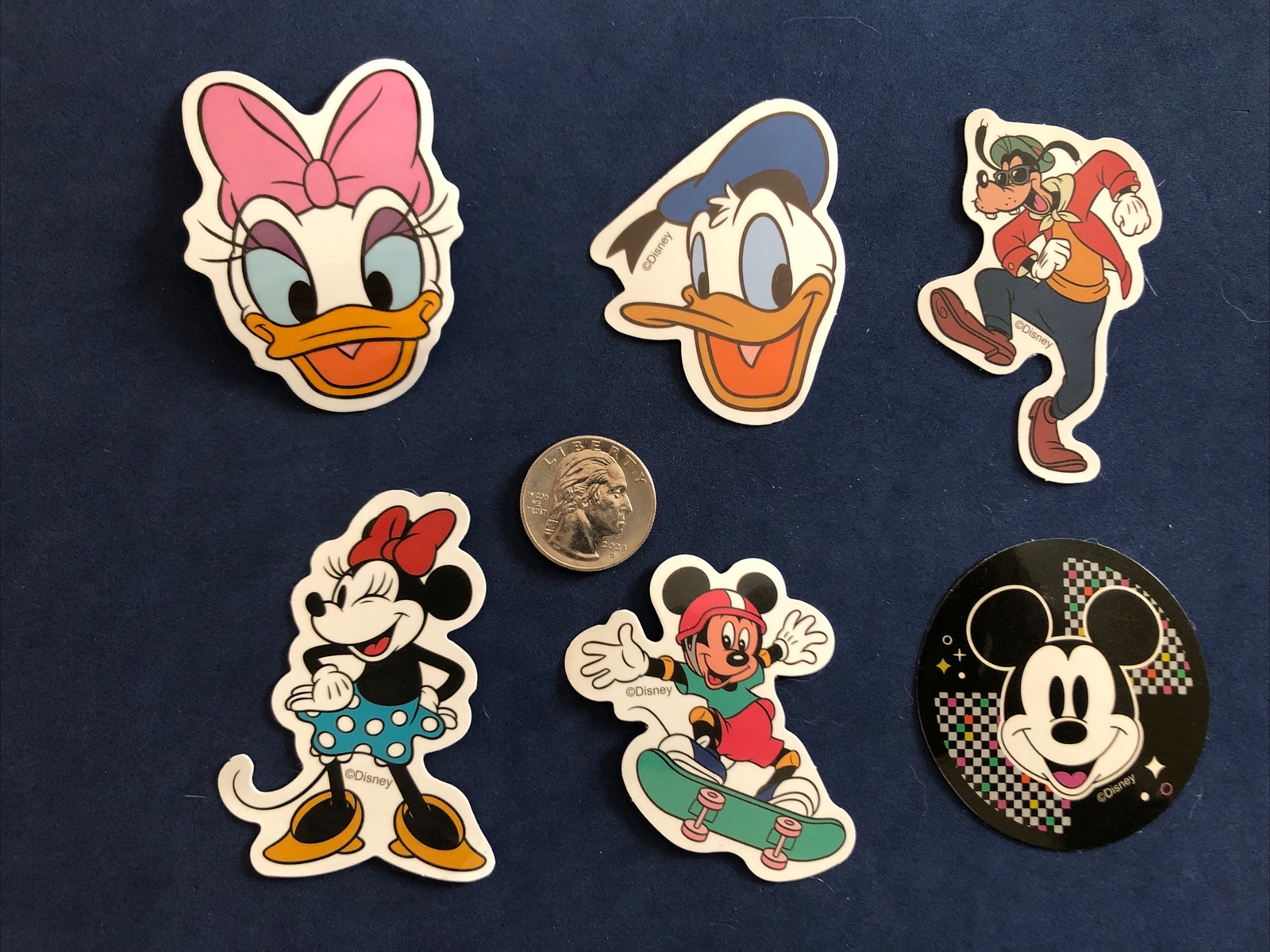 Disney Stickers - Mickey Mouse and Friends Lot of 6 Stickers. - New | eBay