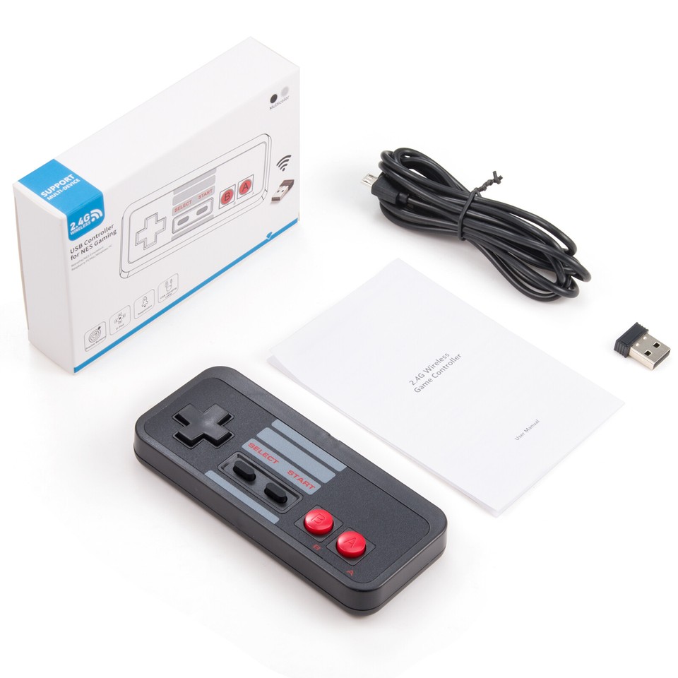 Wired/ Wireless SNES USB Controller For Windows 7 810 PC MAC Linux ...
