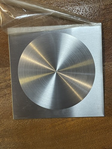 Vintage 1969 MCM Brushed Aluminum 3D Atomic Wall Tiles - 76 Sq Feet ...