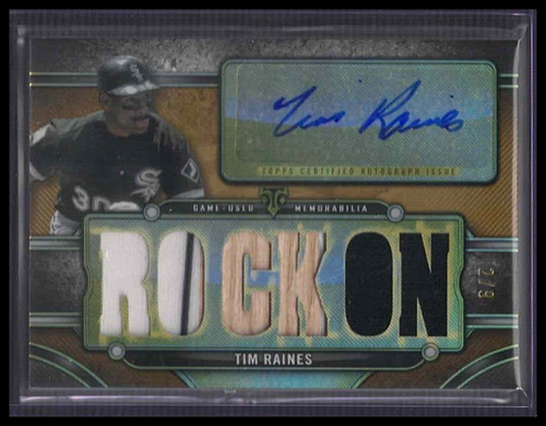 Tim Raines Relic Autograph 2024 Topps Triple Threads /9 | eBay