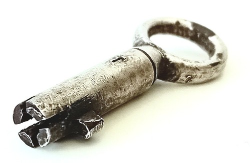 Antique Original C19th Bramah Key 32mm Lock Box Tantalus Writing Slopes ...