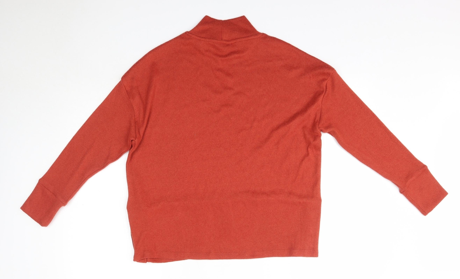 Pep & Co Womens Orange High Neck Polyester Blend Jumper Size 8 | eBay UK