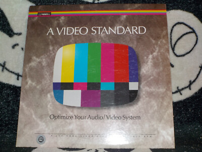 A Video Standard Optimize Your AV System Laserdisc+Filter+Book+Insert ...