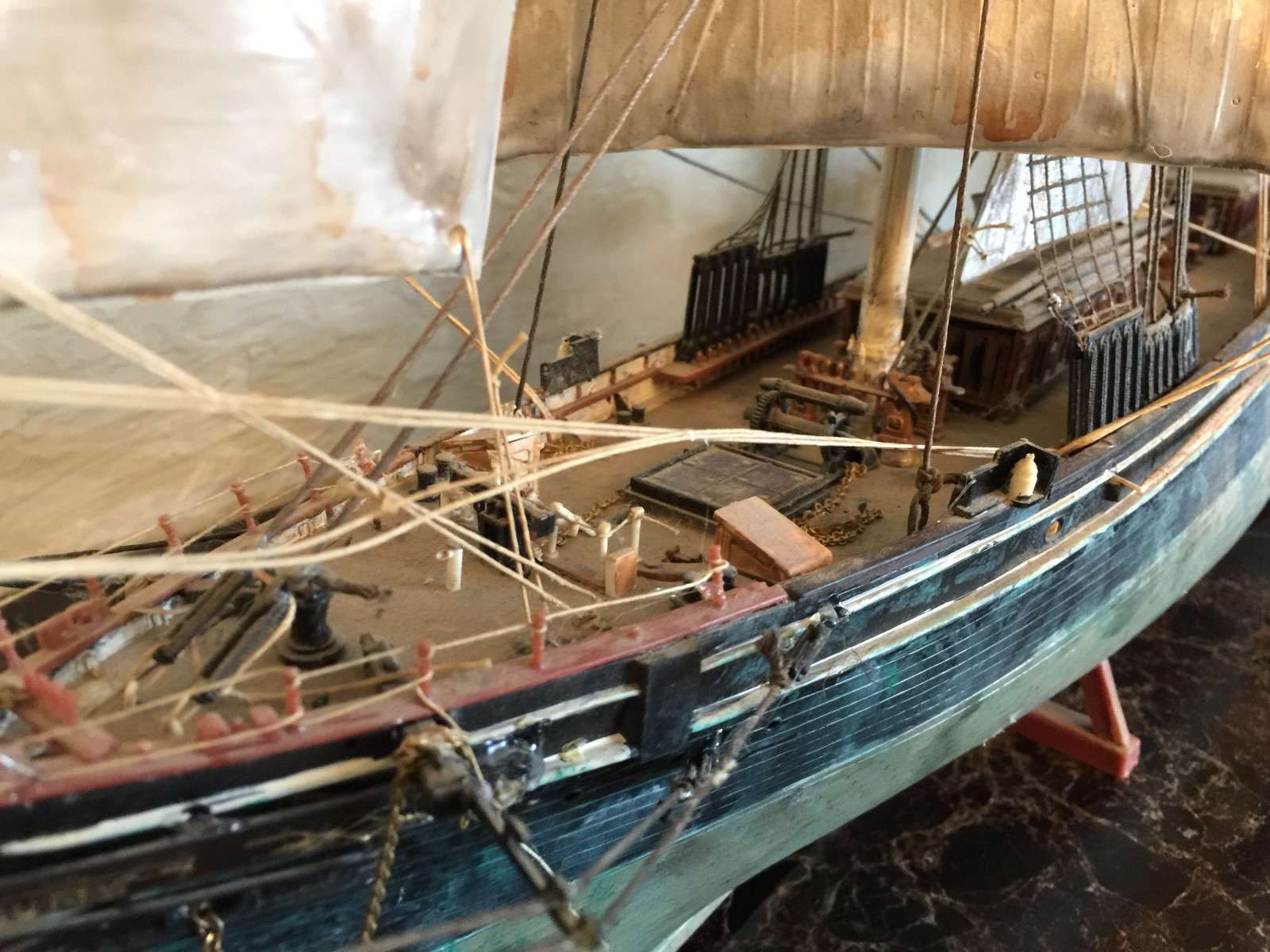 Vintage Model Ship (with Realistic Rustic Look) | eBay