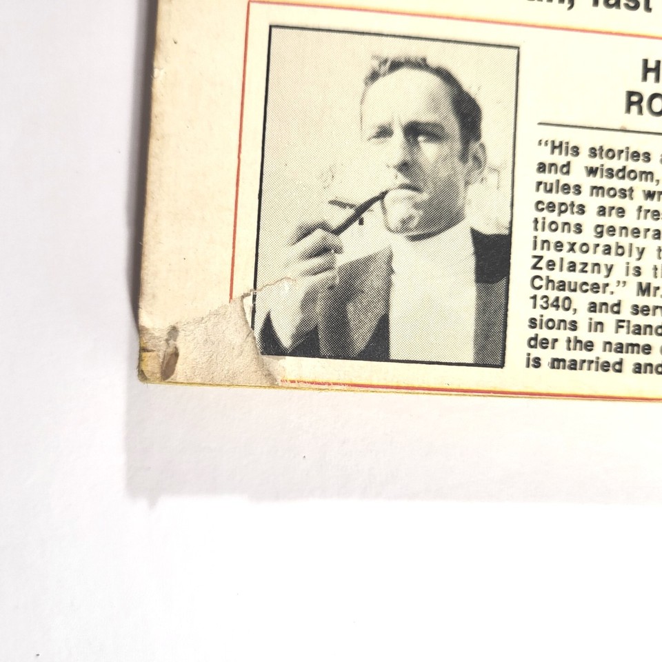 Roger Zelazny Damnation Alley Berkley Medallion 1st PB edition 1970 ...