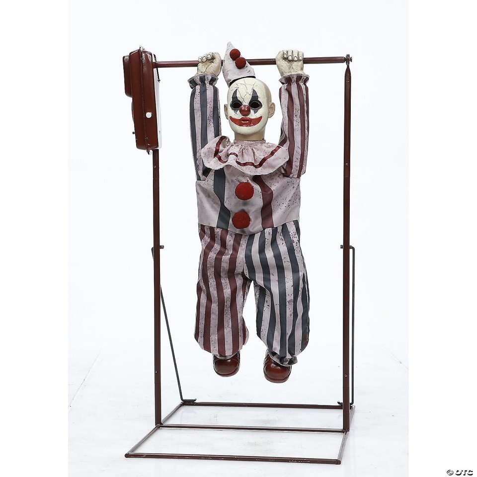 ANIMATRONIC VINTAGE LOOK CIRCUS CLOWN TUMBLING 3' DOLL with MUSIC ...