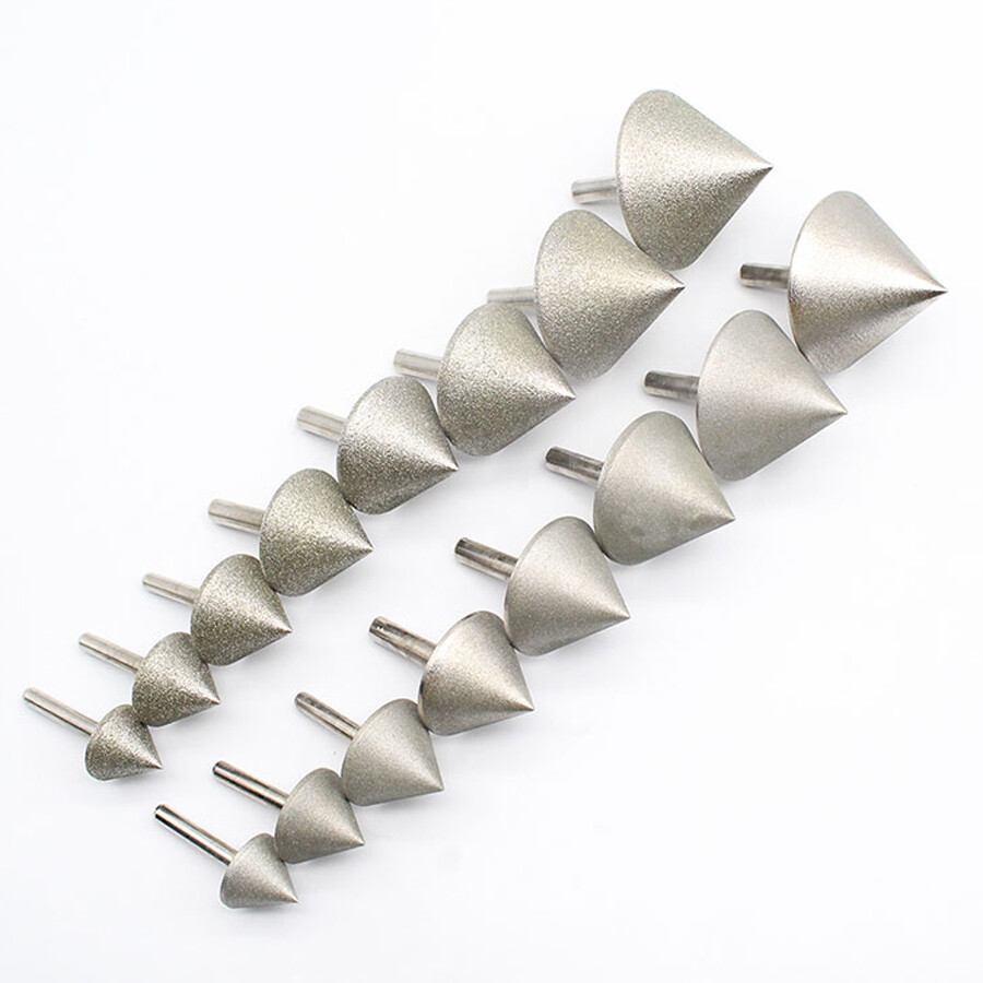 20mm - 60mm Conical Diamond Grinding Cutting Carving Bit For Dremel ...