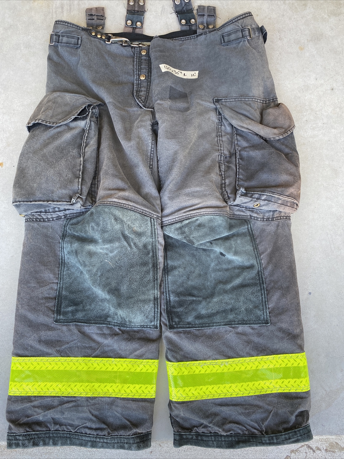 Firefighter Janesville Lion Apparel Turnout Bunker Pants 40 X 30 2012 ...
