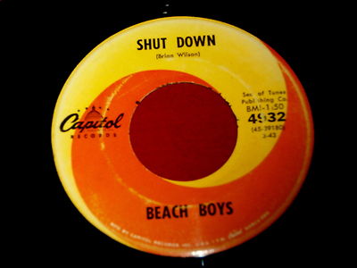 BEACH BOYS~SHUT DOWN~SURFIN U S A ~ CAPITOL 4932~ POP 45 | eBay