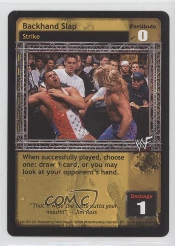 2001 WWE Raw Deal Trading Card Game Expansion 2: Fully Loaded Backhand ...