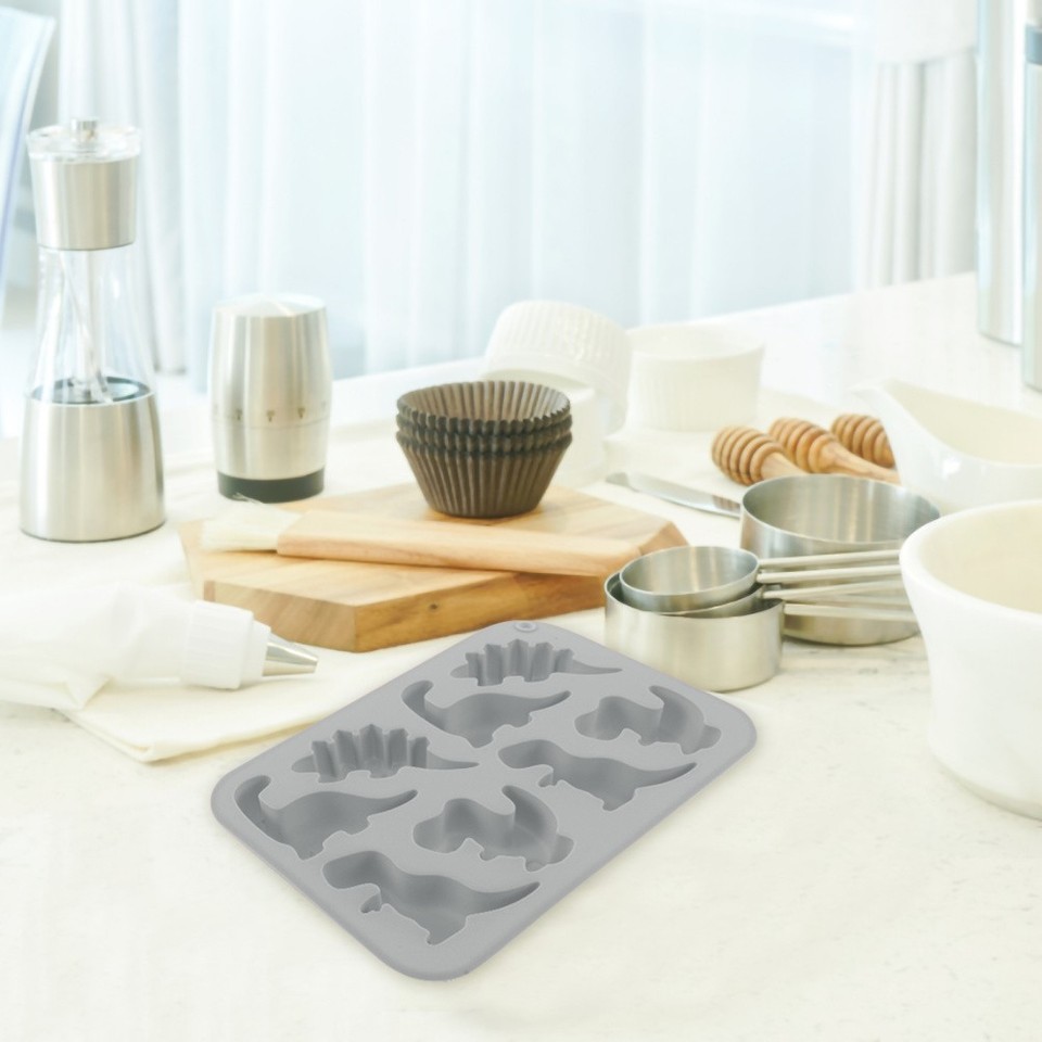 Dinosaur Silicone Mold Animal Fondant Dessert Baking Non-stick Candy ...