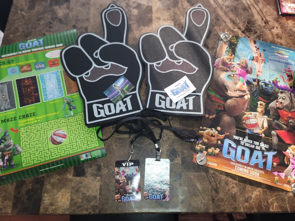 GOAT MOVIE MERCHANDISE BUNDLE (Stephen Curry 2026) merch combo | eBay