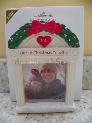 Hallmark 2012 Our First Christmas Together Photo Frame Christmas ...