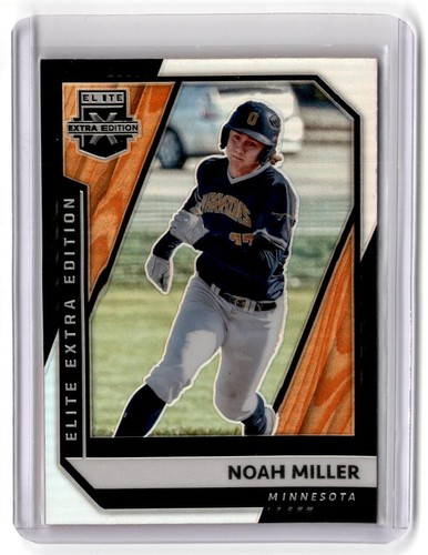 2021 Panini Elite Extra Edition #36 Noah Miller Optic Holo | eBay