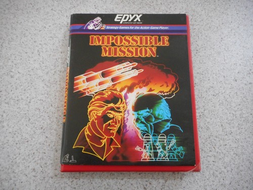 COMMODORE 64 COMPUTER SOFTWARE VIDEO GAME TAPE EPYX IMPOSSIBLE MISSION ...