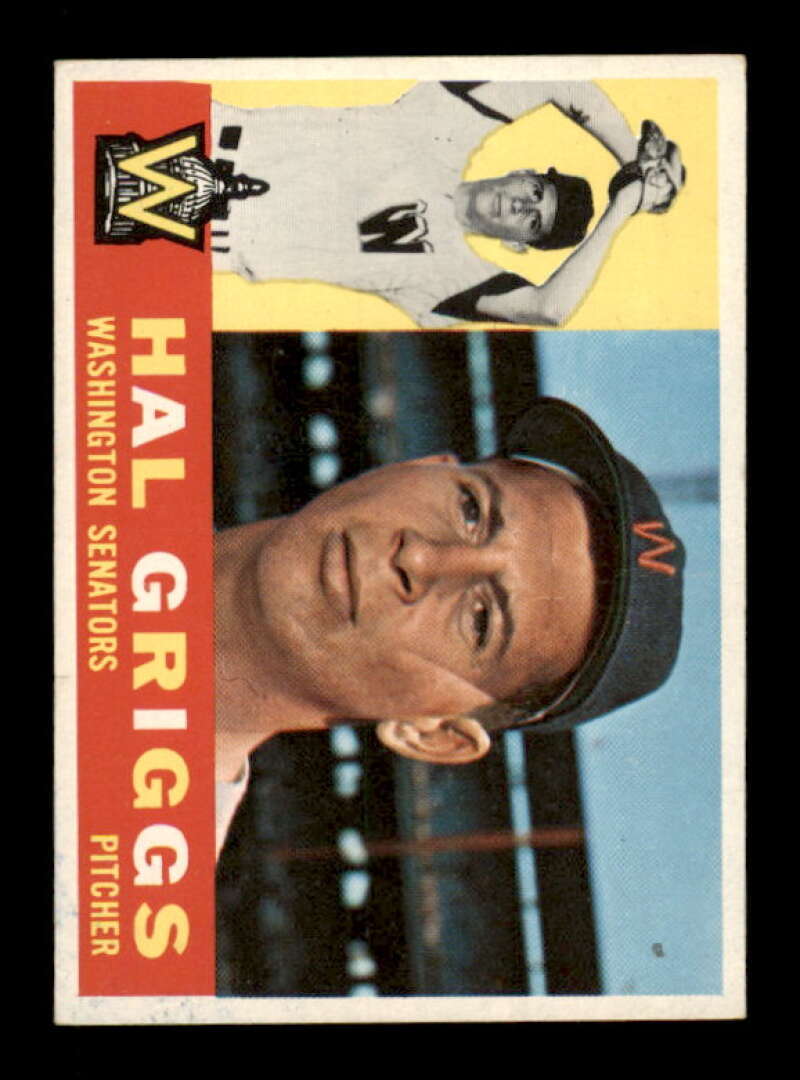 1960 Topps #244 Hal Griggs VGEX Senators 554664 | eBay