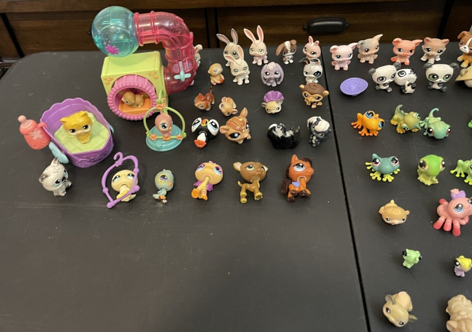Lot of Littlest Pet Shop LPS TOYS Over 101 Animals & some accessories ...
