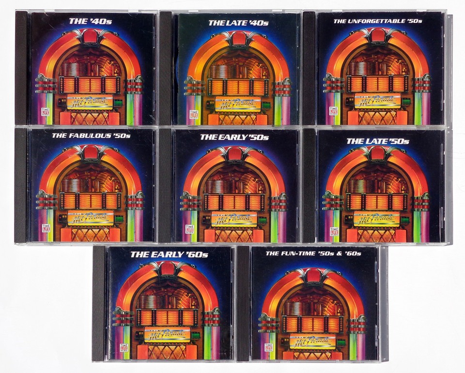 TIME LIFE YOUR HIT PARADE 28 CD LOT 1940-1959 THE LATE 40S 50S EARLY ...