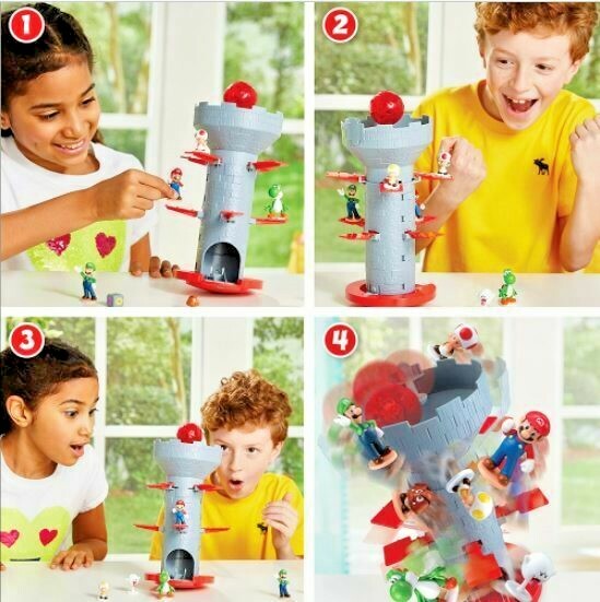 New Super Mario Blow Up Shaky Tower Epoch Games - Exciting Balance Game ...