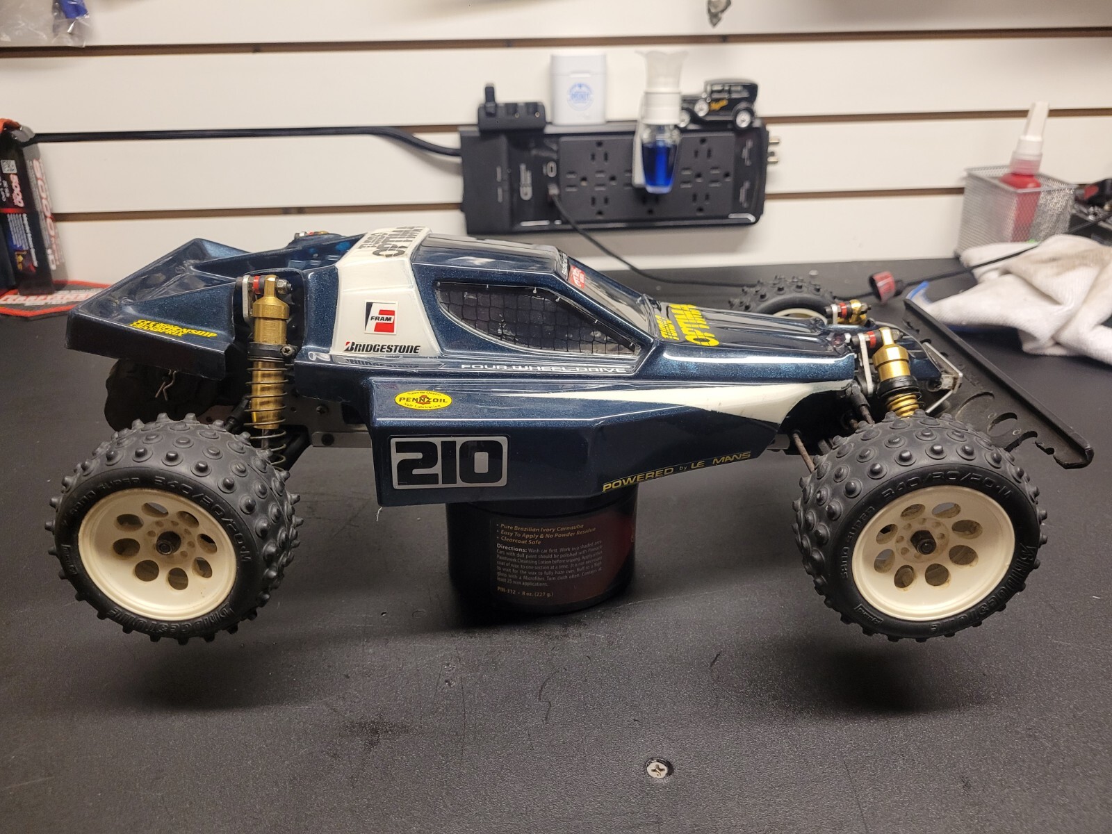 Vintage Kyosho Turbo Optima 1/10 4wd Buggy Original RC Car Survivor ...