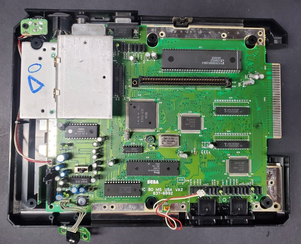 SEGA Genesis Model 1 MK - 1601 Console Only - CPLT RESTORED !! | eBay