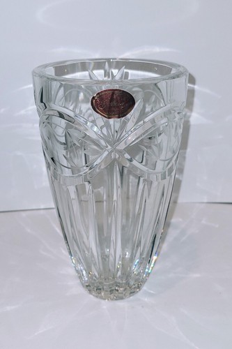 Vintage Gorham Poland 1831 Hand Cut Crystal Vase Rare Flower Pattern 7 ...