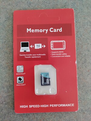 Memory Card High Speed Performance 32GB Plug Play Cameras Cell Phone ...