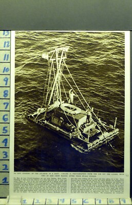 1956 RAFT ATLANTIC L'EGARE II NOVA SCOTIA BOAT NAUTICAL DC AY91 | eBay