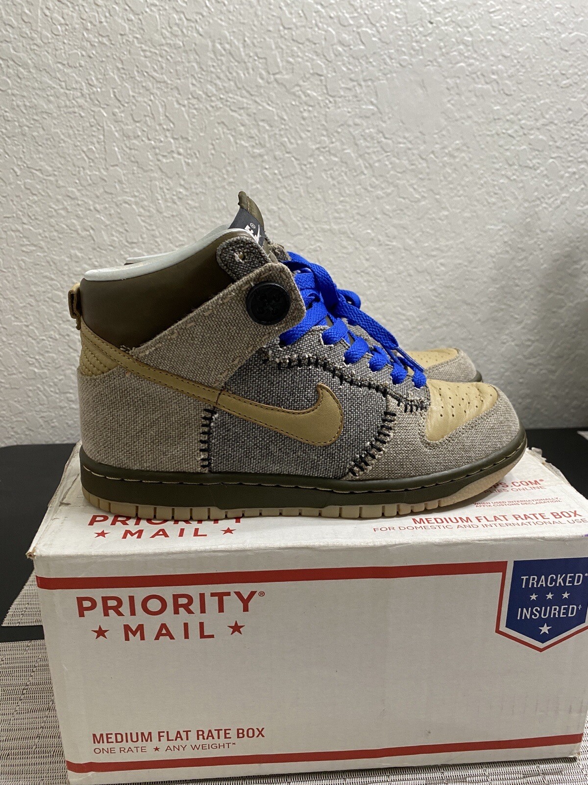 Size 5.5 - Nike Dunk High Coraline Rare Barley Khaki 2009 | eBay