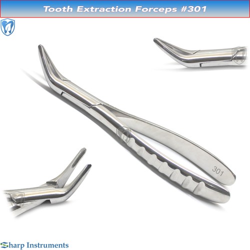 Root Forceps 301 Tooth Extraction Dental Extracting Roots Pick Forcep ...