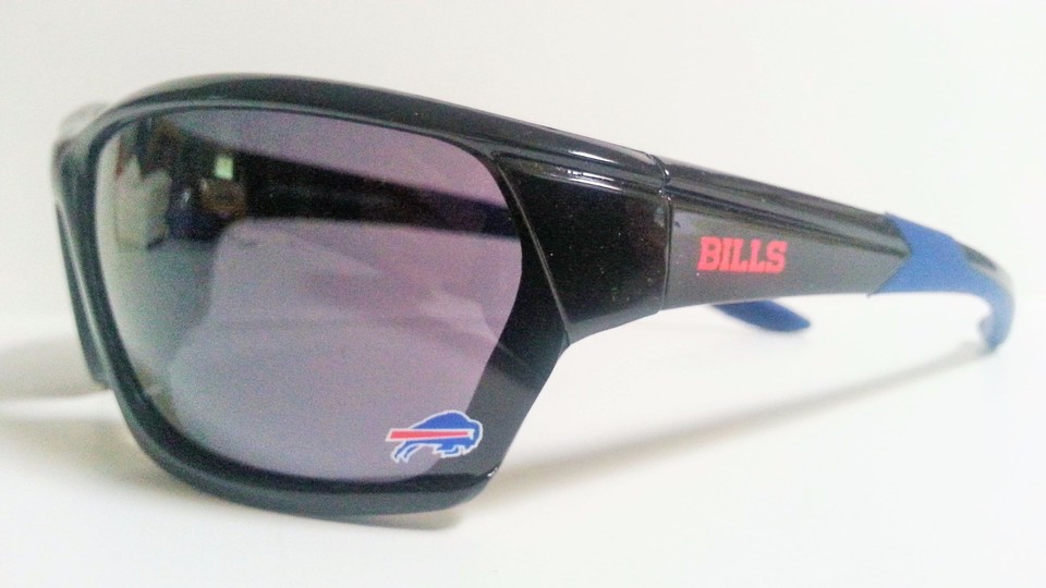 NFL Football Polarized Sport Wrap Team Sunglasses with Storage Pouch ...